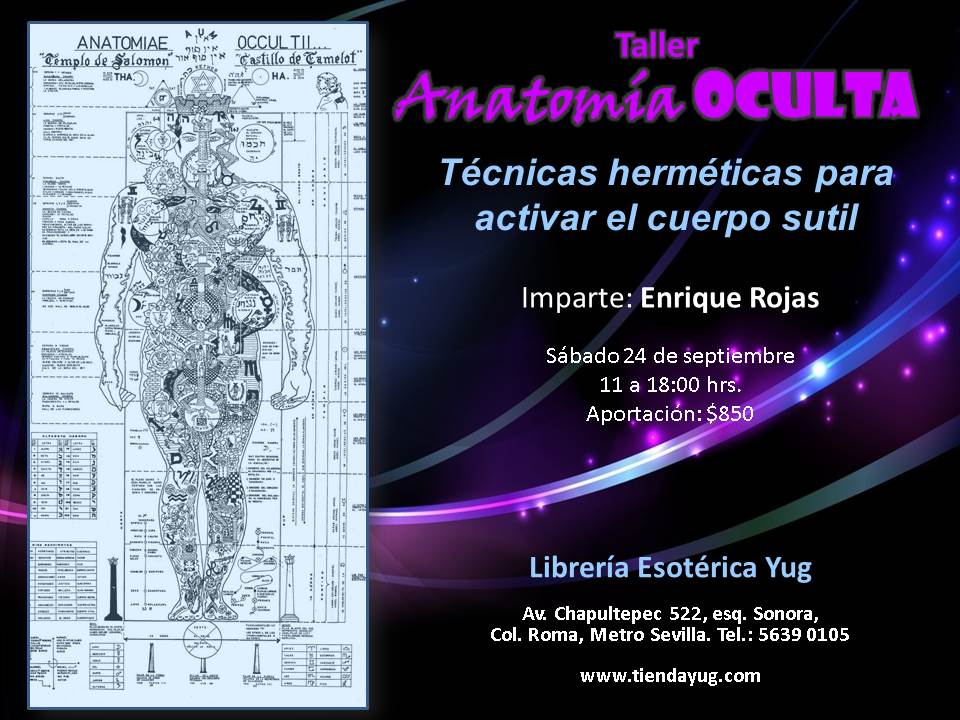 Curso Anatomía Oculta en la ciudad de México el 24 de septiembre